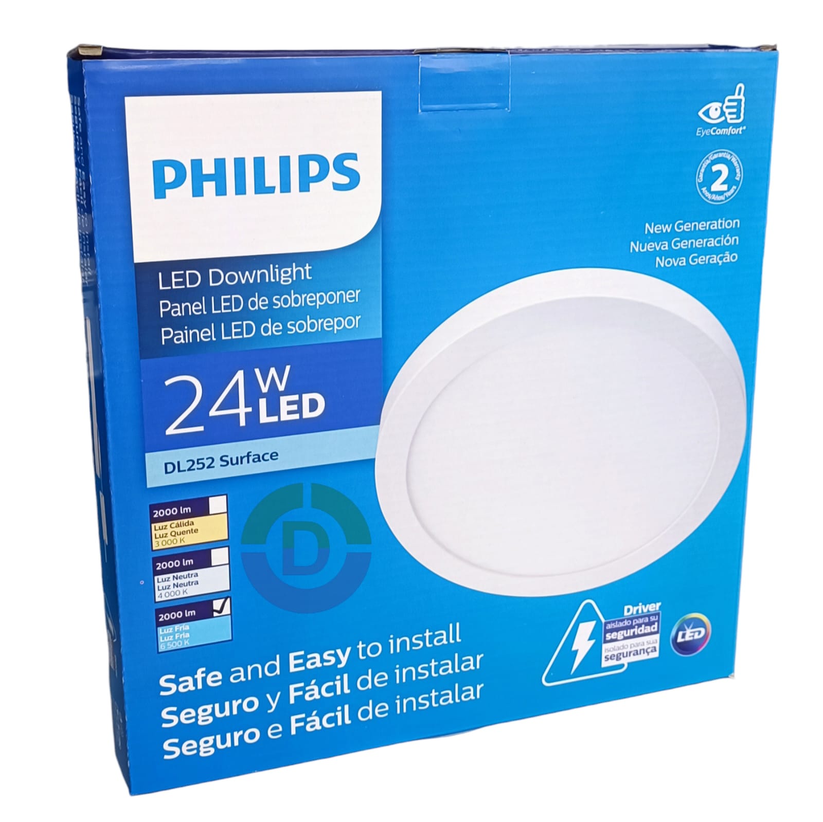 LUMINARIA LED PLAFON 24W 110-240V PHILIPS